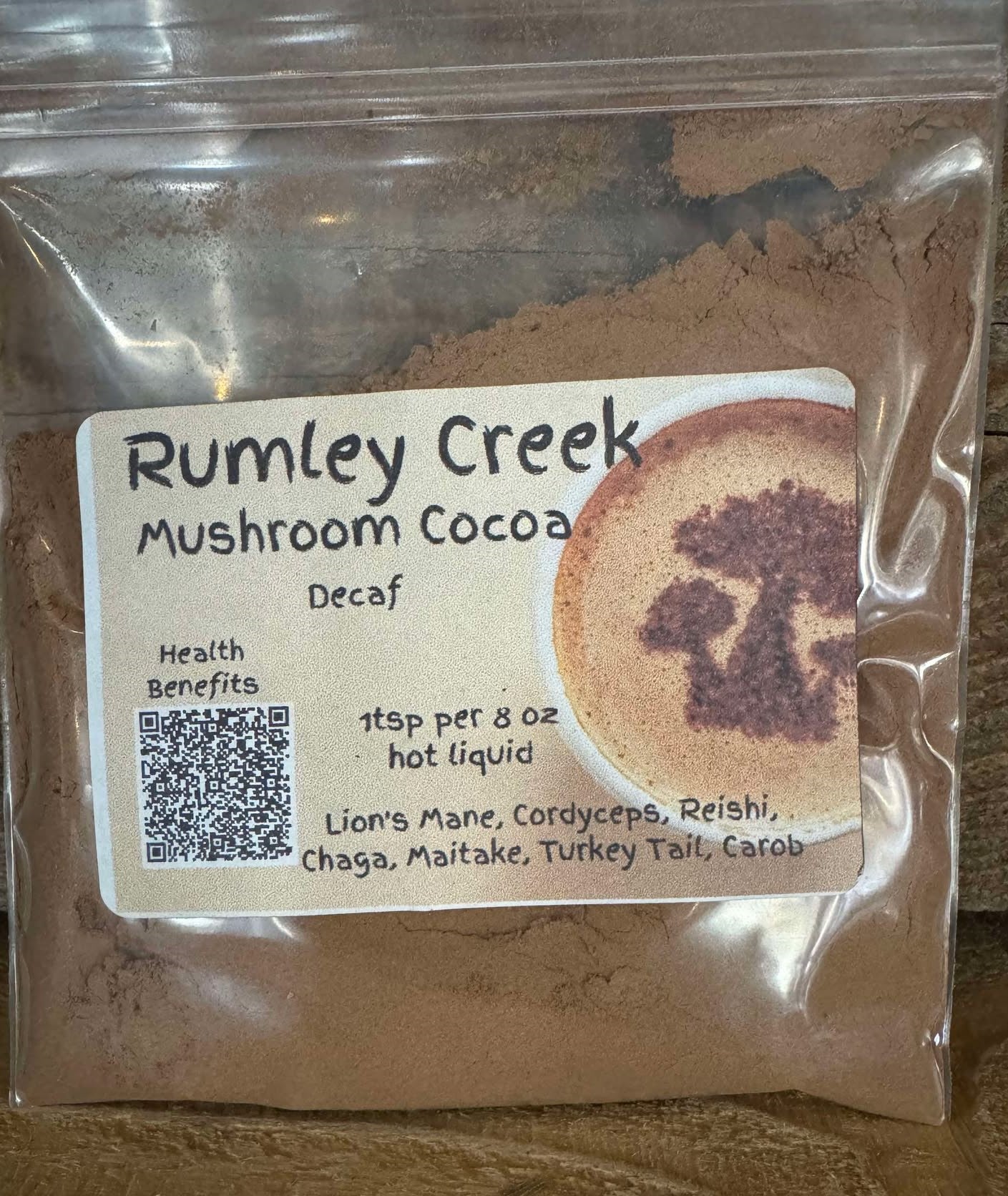 Mushroom Cocoa- DECAF – Delights By The Pound